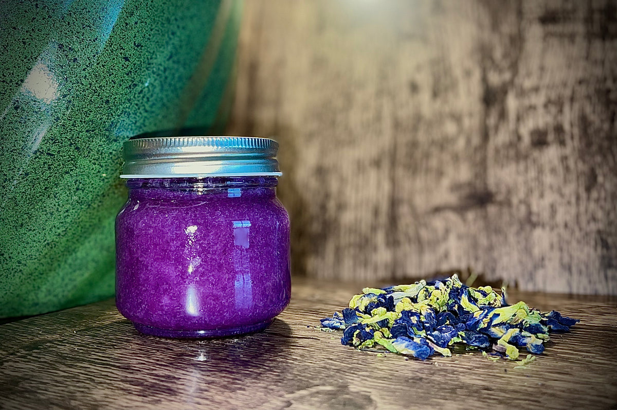 Sea Moss Gel - Butterfly Pea Flower w/ Ginger & Lemon (16oz) – Bea Well ...